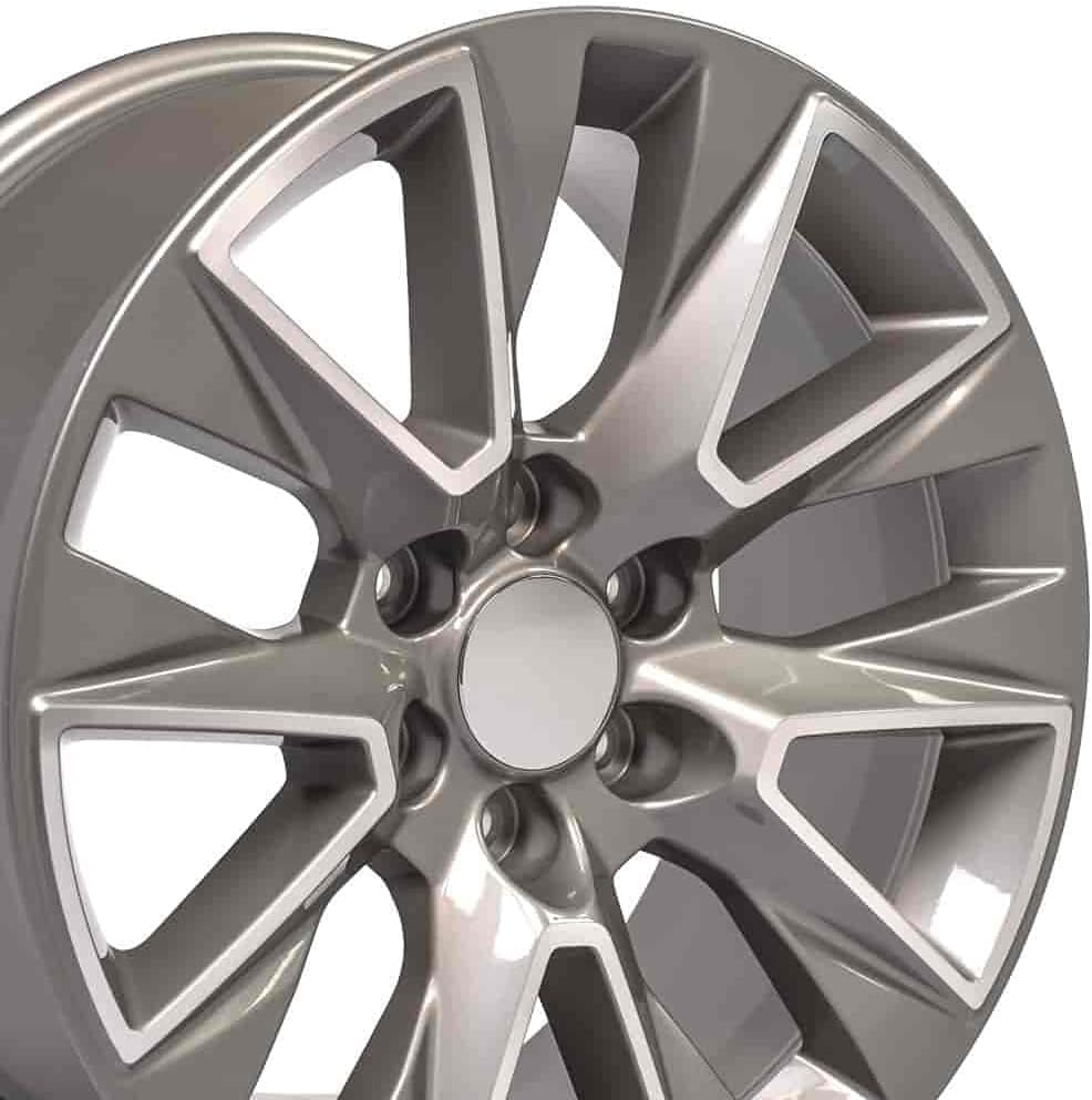 OE Wheels LLC 20 inch Rim Fits Silverado LTZ High Country Wheel CV26 2 – eurowheelsusa