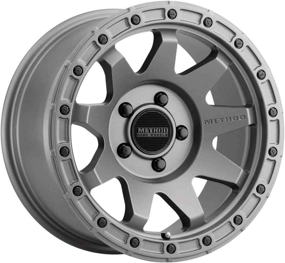 Method Race Wheels MR317 Titanium Wheel with Aluminum (17 x 8.5 inches ...