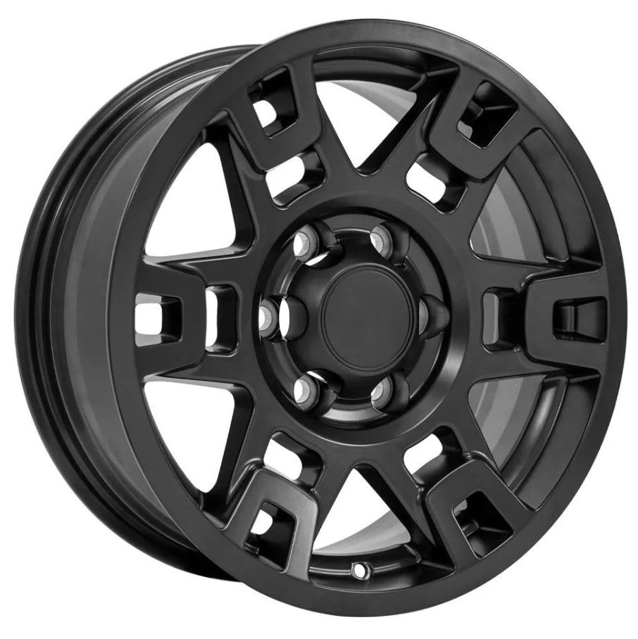 SET (4) 17x7 Wheels Fits Toyota Truck 4Runner Sequoia FJ TRD Matte Bla ...