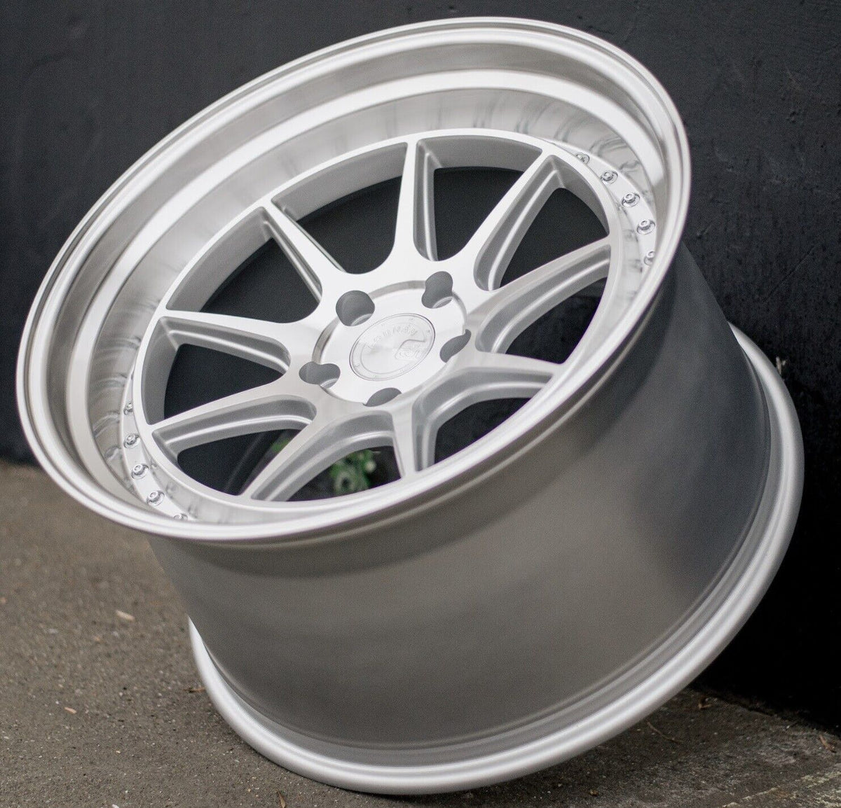 19" Aodhan DSX Wheels 19x11 +22 5x114.3 Silver Machined Set 4 Concave ...
