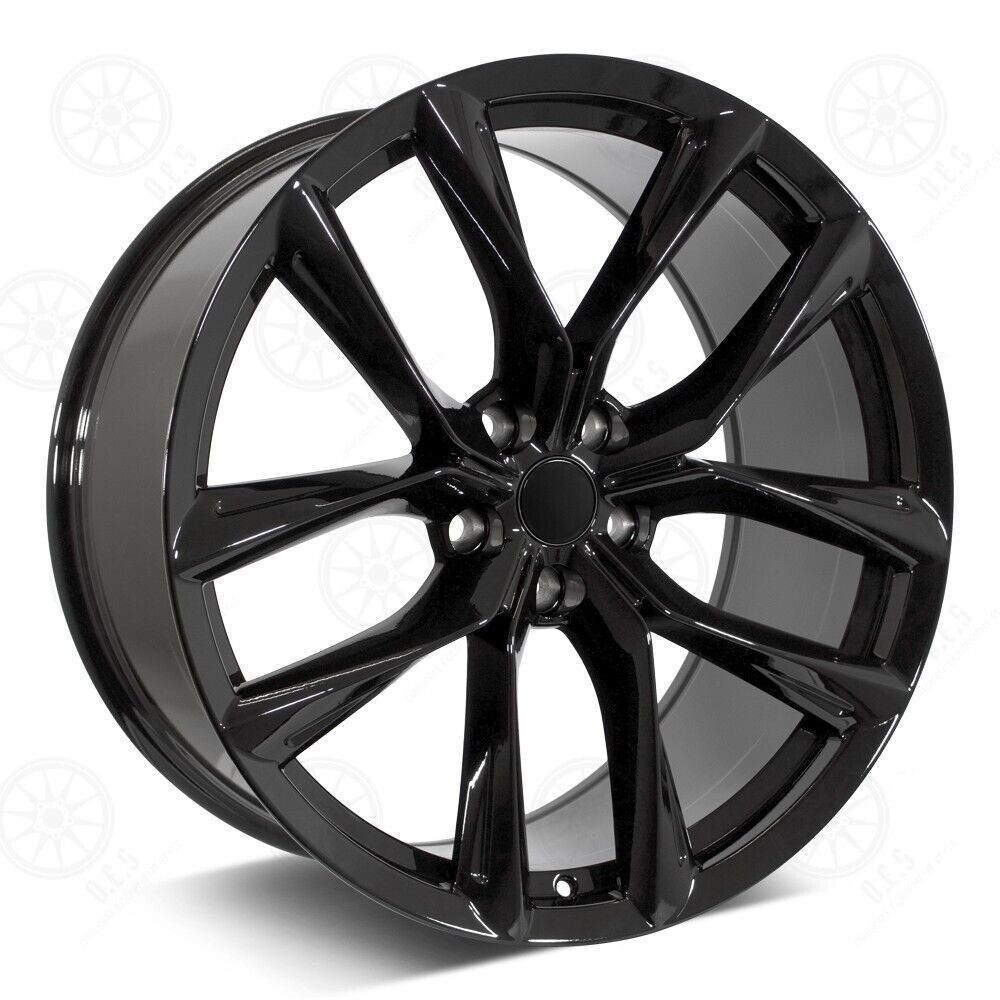 20'' Wheels for Tesla Model Y 20x9.5 5x114.3 Gloss Black SET OF 4 Rims ...