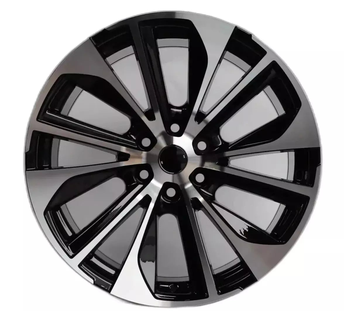 22x9 Black Machined Wheels For Toyota Tacoma FJ Cruiser 4Runner 20" 6x ...