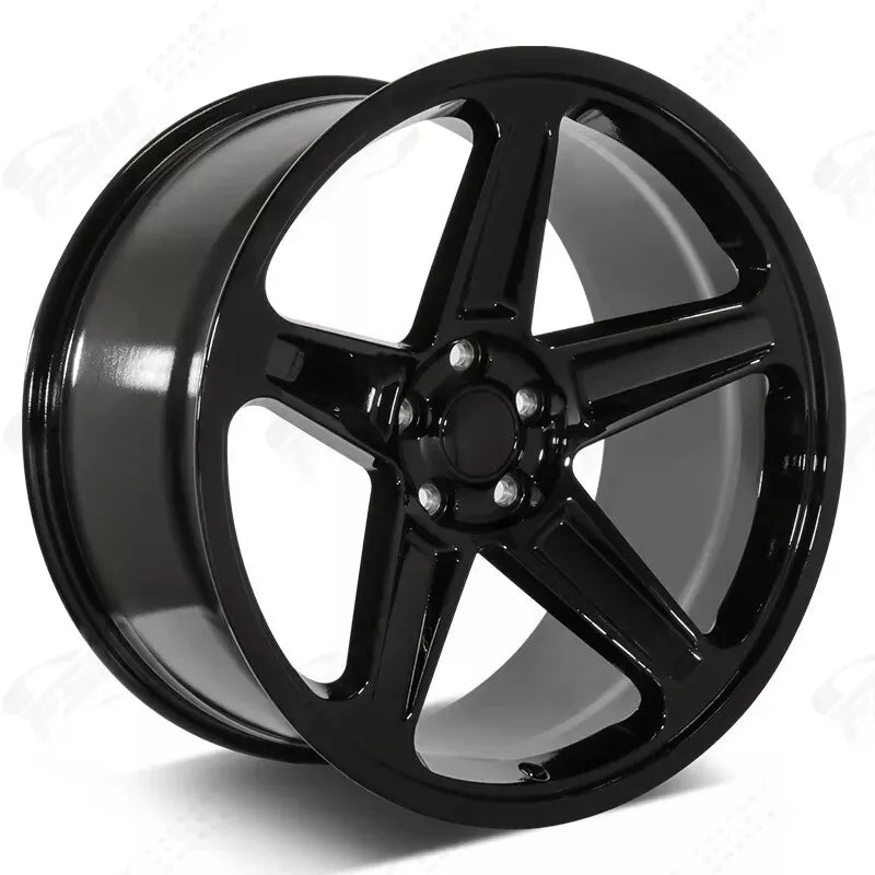20" Wheels 20x9.5 / 20x10.5 For Dodge Charger Challenger Gloss Black R ...