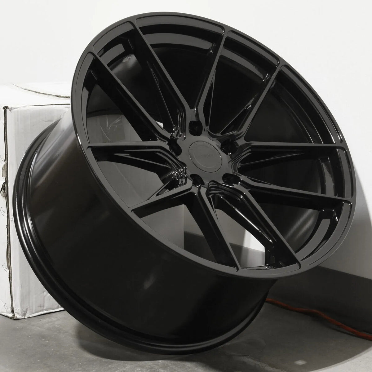 MRR GF13 GLOSS BLACK WHEELS RIMS 19X8.5 20X11 FOR CORVETTE C8 STINGRAY ...
