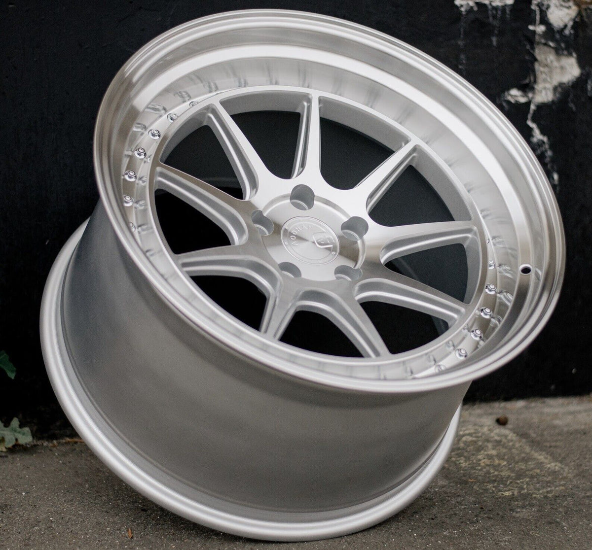 19" Aodhan DSX Wheels 19x11 +22 5x114.3 Silver Machined Set 4 Concave ...