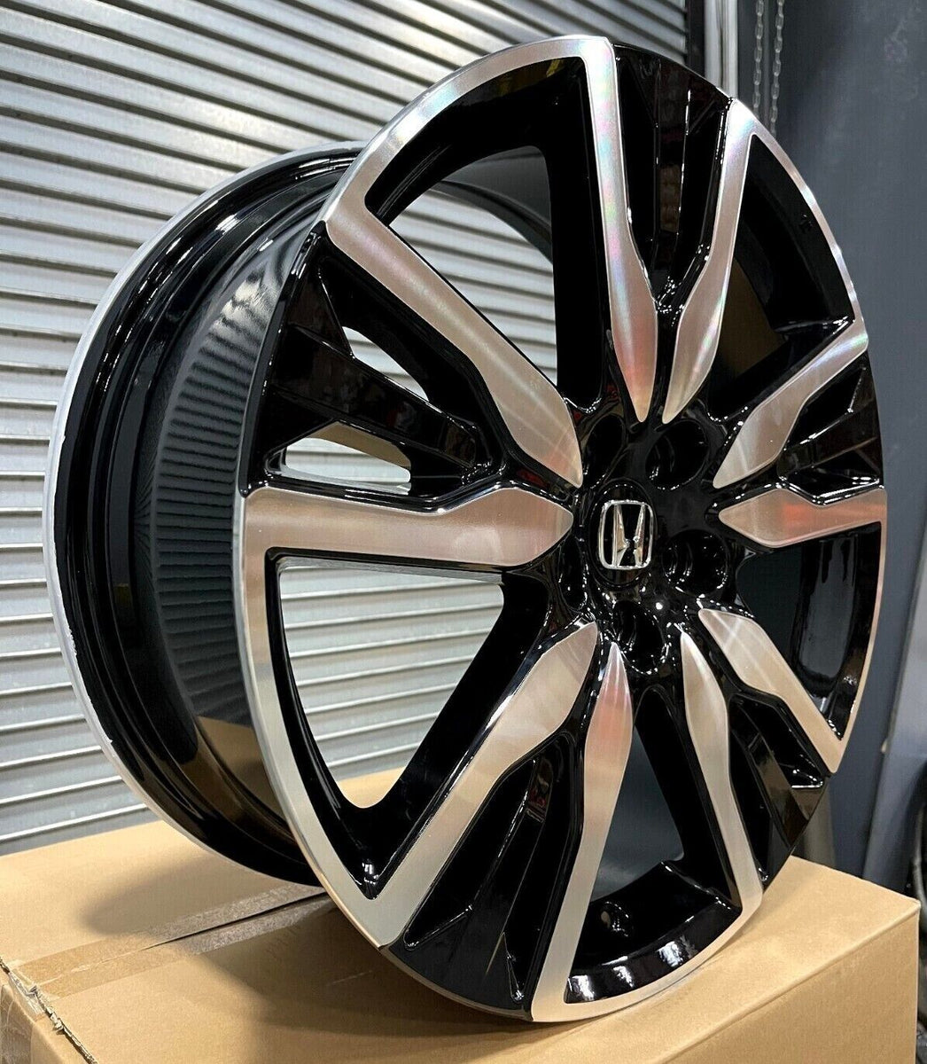 4 PCS 20" Wheels For Honda Accord Civic CRV HRV 5x114.3 +55 Rims 20x8 ...