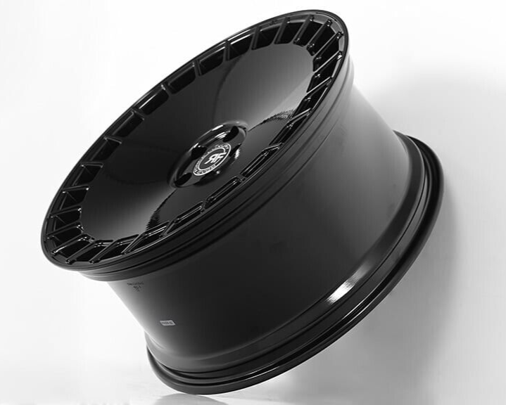 22” RF30 GLOSS BLACK STAGGERED WHEELS RIMS FOR BMW G11 740 750 760 5x1 ...