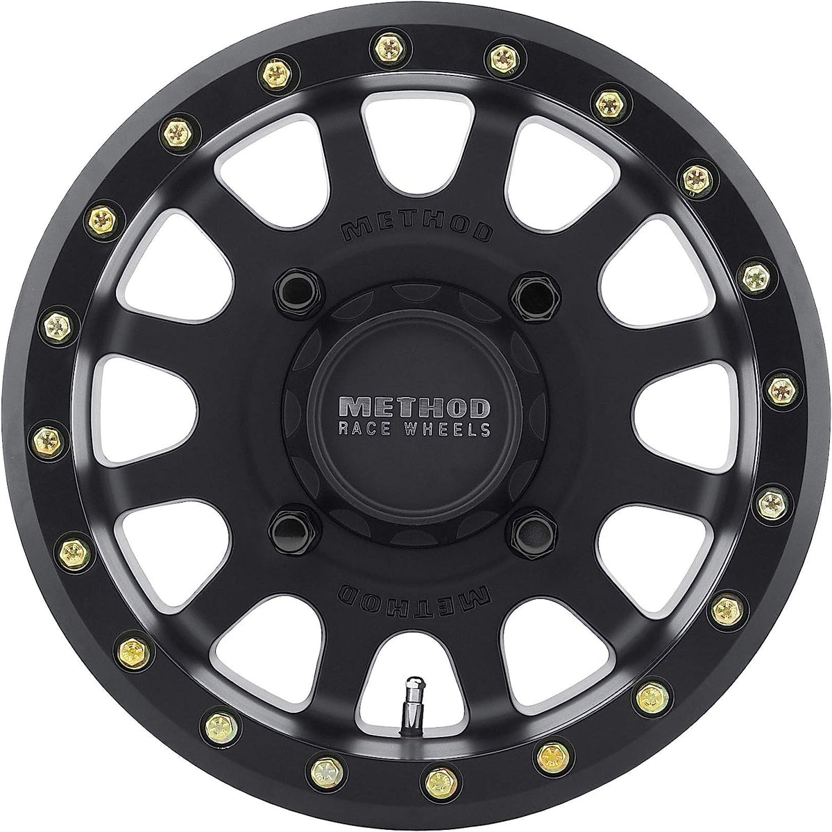 Method Race Wheels MR401 Matte Black Wheel with Grade 8 Beadlock Bolts ...