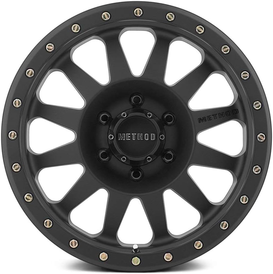 Method Double Standard 17 Black Wheel / Rim 5x5.5 with a 0mm Offset an ...