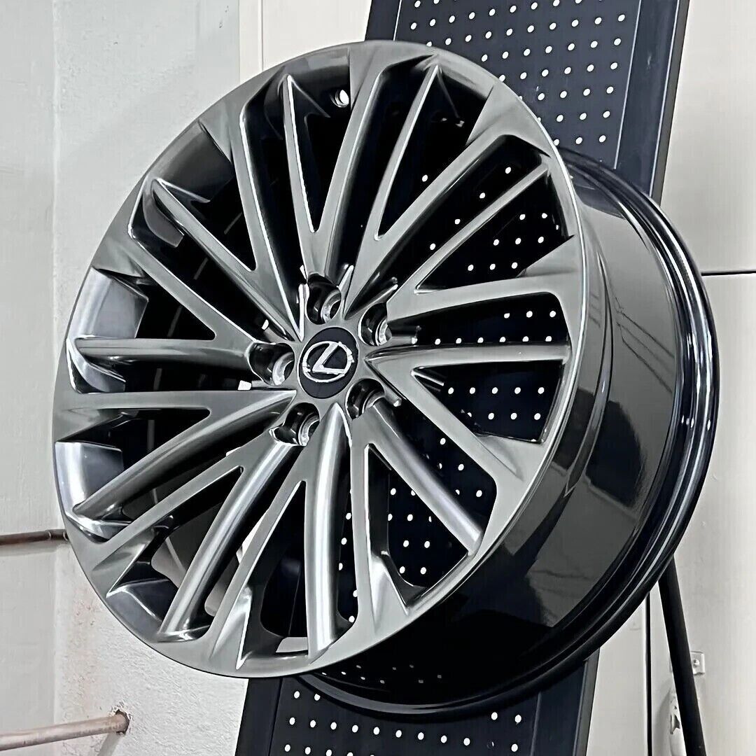 18" WHEELS FOR LEXUS IS300 RX300 RX350 RX450 18X8 5X114.3 HYPERBLACK R ...