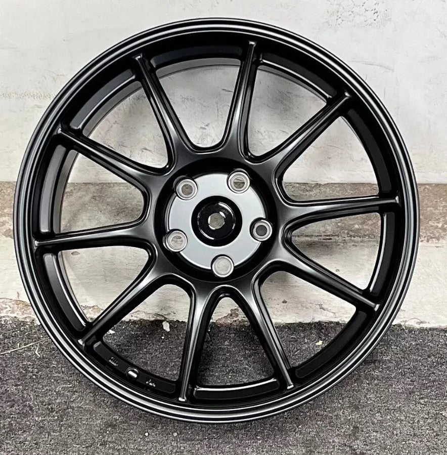 (4 PCS ) 15" HART STYLE SATIN BLACK RIMS WHEELS 4X100 FIT 1980-2005 HO ...