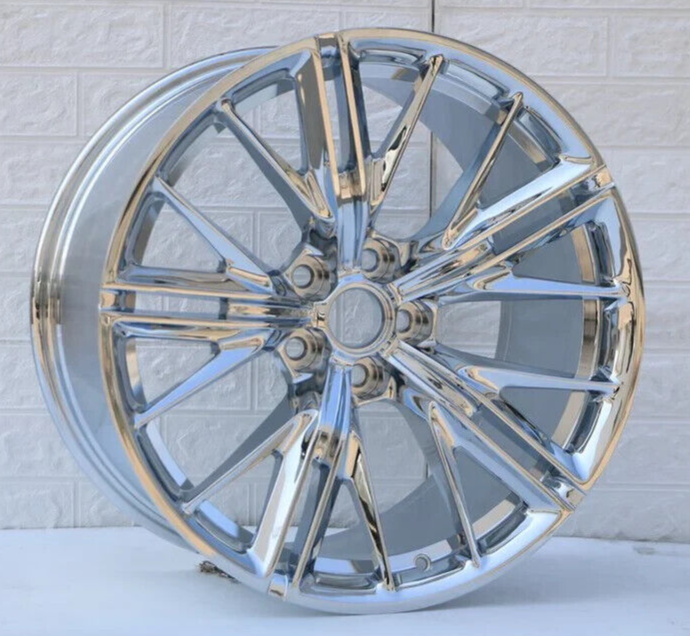 20" Chrome Wheels Fit Chevy Camaro 20x10 / 20x11 Chevrolet ZL1 Style R ...