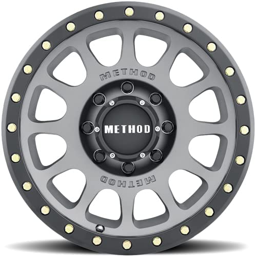 Method Race Wheels MR305 NV Titanium-Matte Black Lip Wheel with Alumin ...