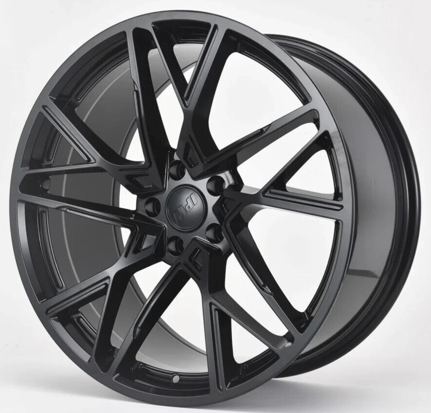 20" Wheels 20x8.5 +35 / 20x10 +40 5x114.3 Gloss Black Staggered Tuner ...