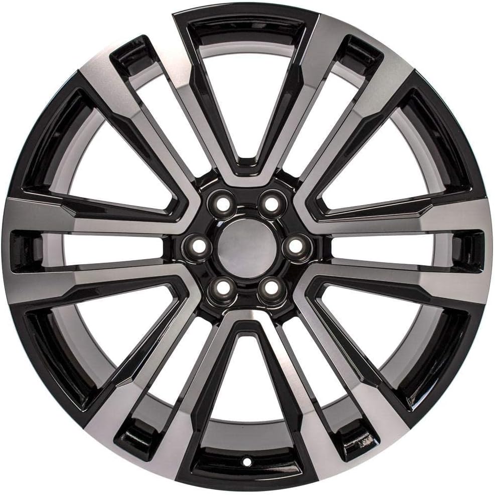OE Wheels LLC 24 inch Rims Fit pre-2019 Silverado Sierra pre-2021 Taho ...