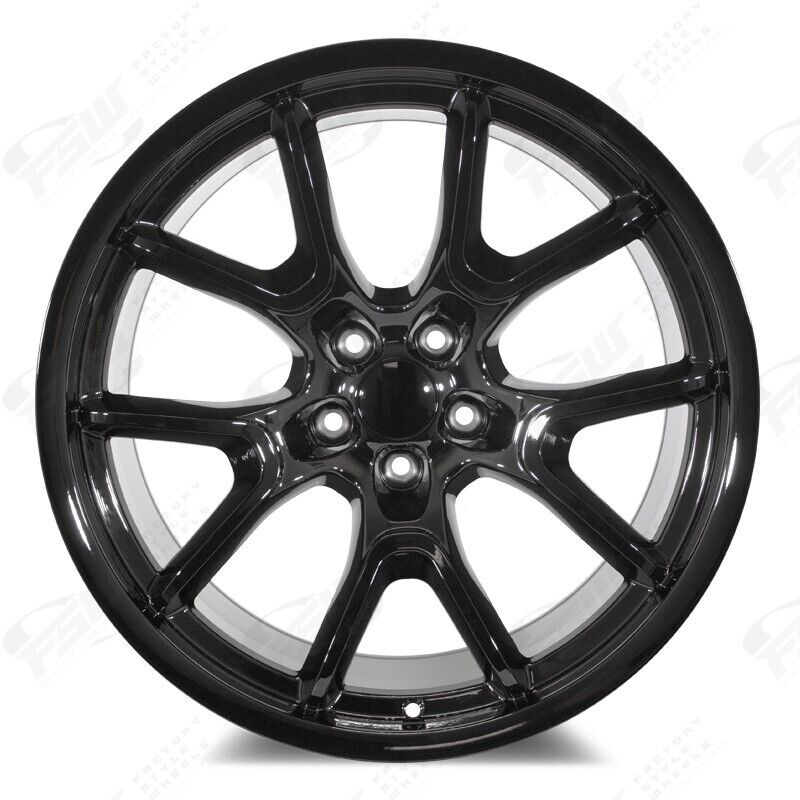 20x11 Wheels Fit Wide Body Dodge Challenger Charger Flow Formed Gloss ...