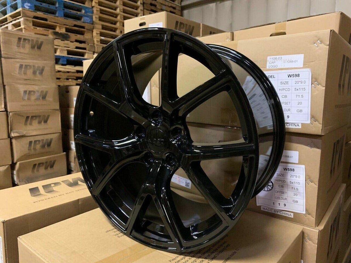 22" Trackhawk Style Wheels For Jeep Grand Cherokee Laredo Commander Ov ...