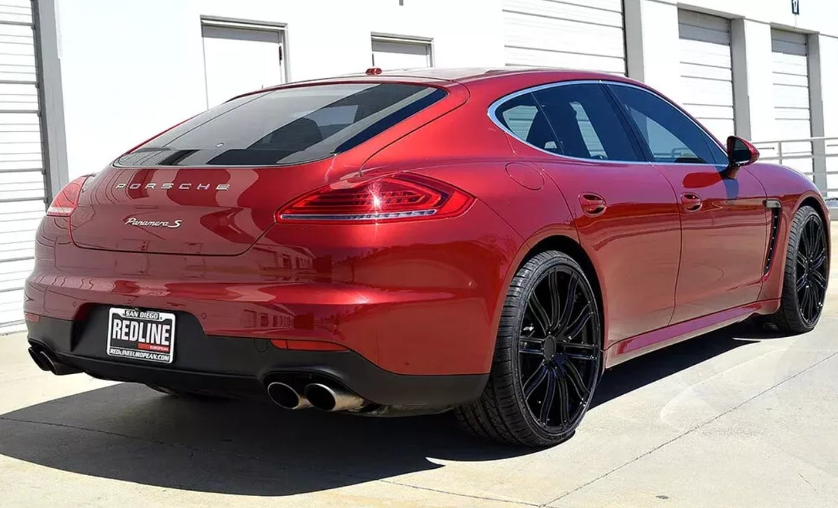 22" Wheels For Porsche Panamera 22x10 / 22x11 Black 5x130 Staggered Ri ...