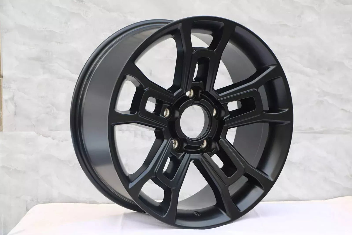 (SET 4) 20" SATIN BLACK RIMS WHEELS TOYOTA TUNDRA LEXUS 5x150 ET55 ...