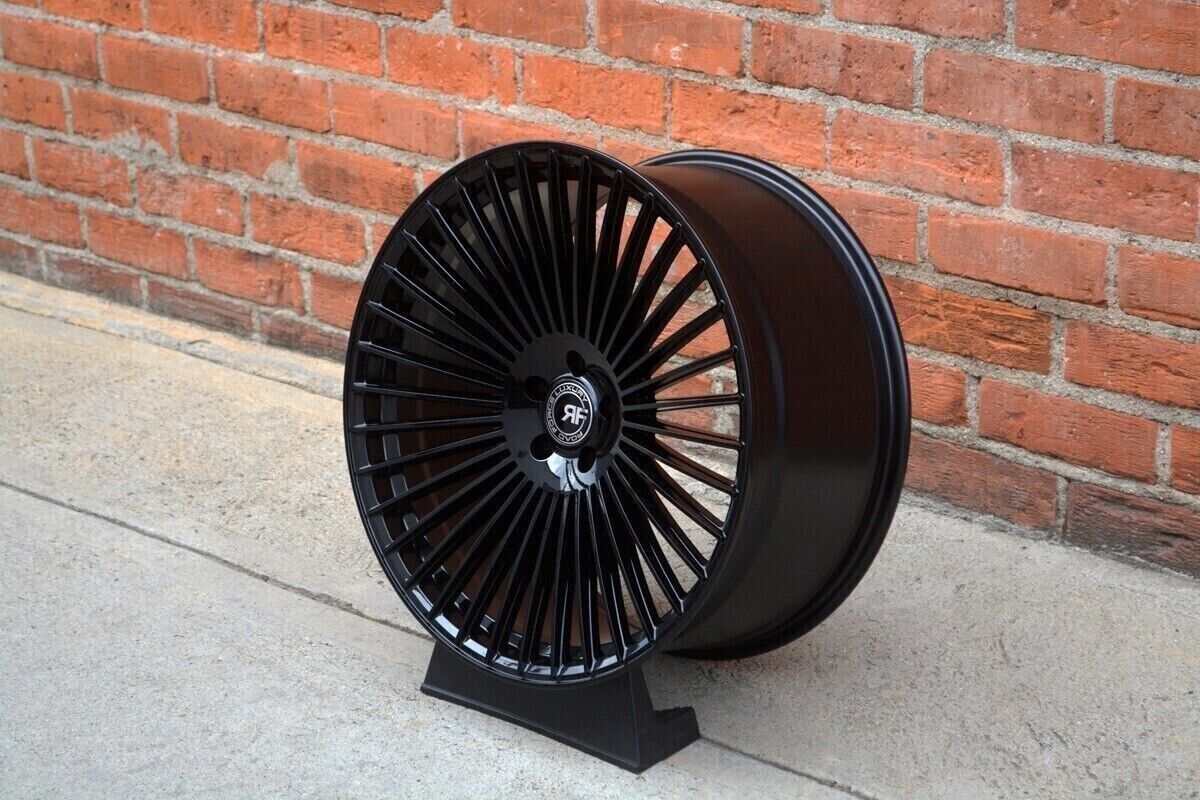 22” RF35 GLOSS BLACK CONCAVE WHEELS RIMS FOR BMW G15 840 850 22X9 / 22 ...