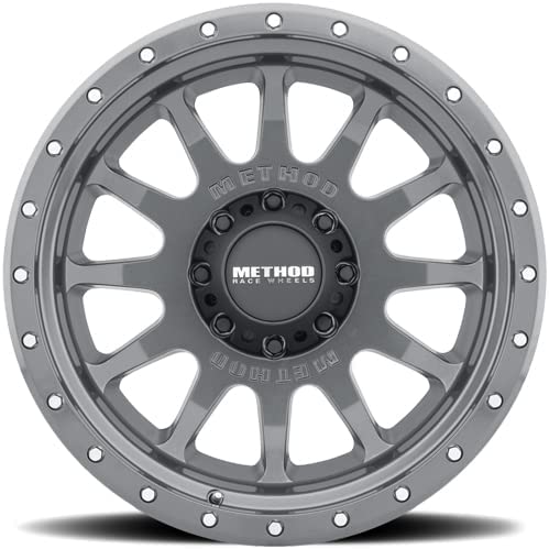 Method Race Wheels MR605 NV Gloss Titanium Wheel with Aluminum (20 x 1 ...