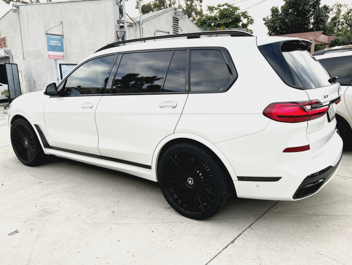 24” RF22 GLOSS BLACK WHEELS RIMS FOR BMW G07 X7 XDRIVE40I M50I 24X10 5 ...