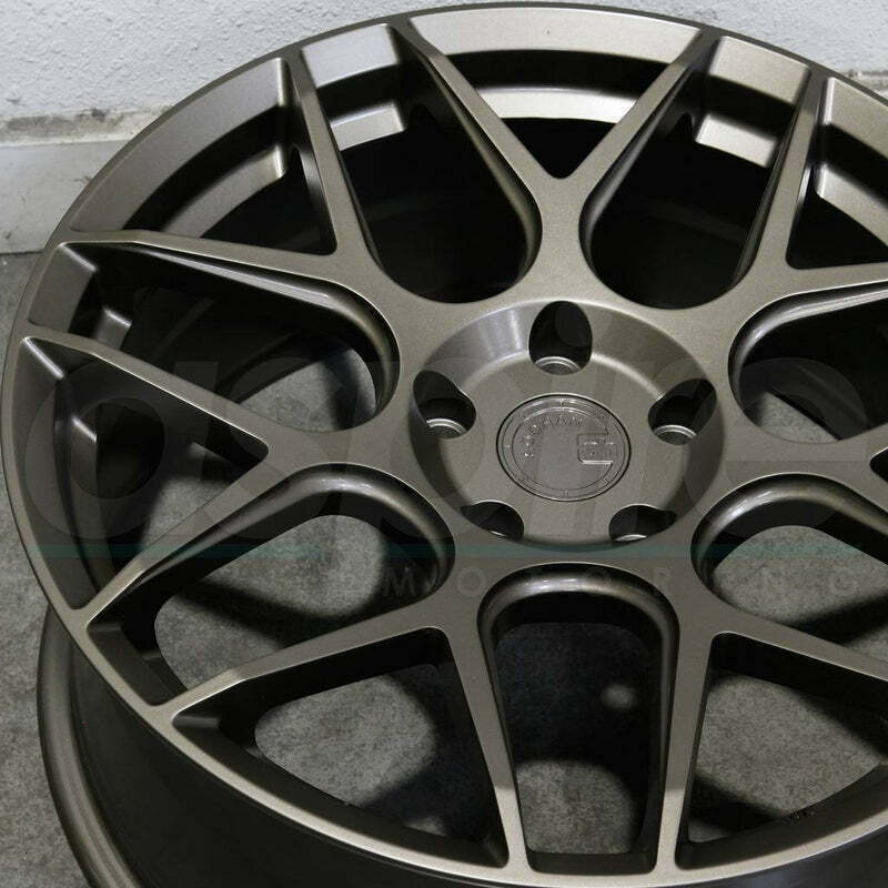 20" Aodhan AFF2 Wheels 20x10.5 +45 5x114.3 Matte Bronze Rims Set 4 ...