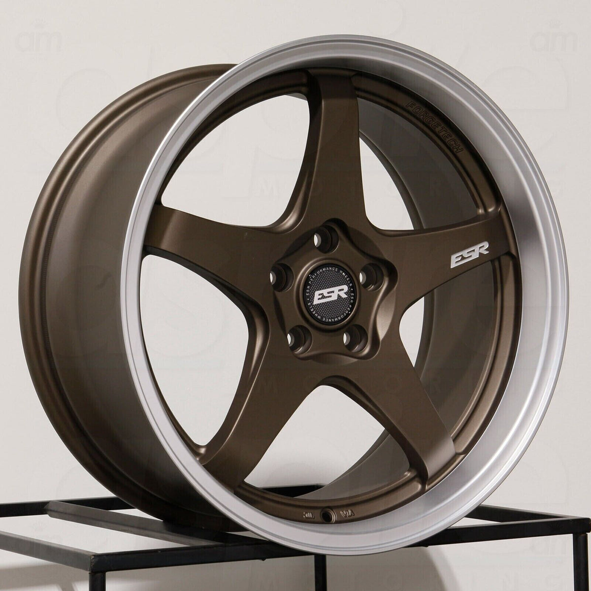 ESR AP5 18x10.5 5x114.3 22 Bronze Wheels(4) 72.56 18" inch Rims ...