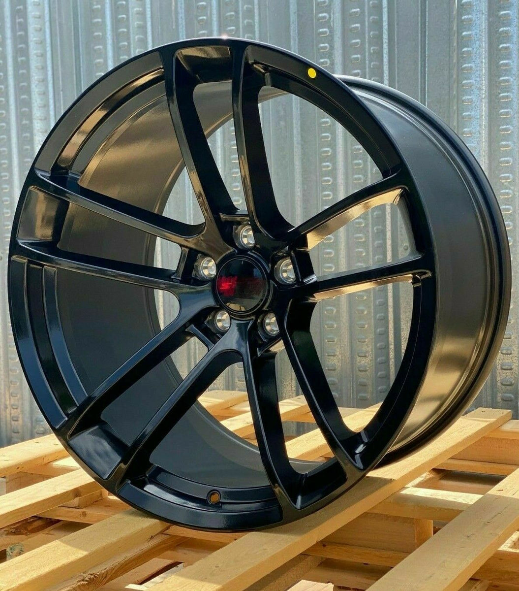 Pair Of Two 20x11 Gloss Black 20" Wheels 5x115 – eurowheelsusa