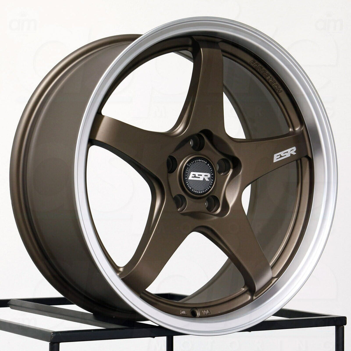 ESR AP5 19x8.5 5x114.3 30 Bronze Wheels(4) 72.56 19" inch Rims ...