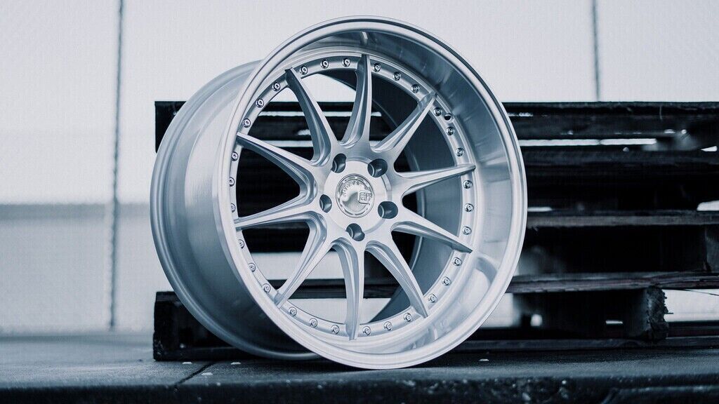 19" AodHan DS07 Wheels 19x9.5 +22 / 19x11 +22 5x114.3 Silver Rims Set ...