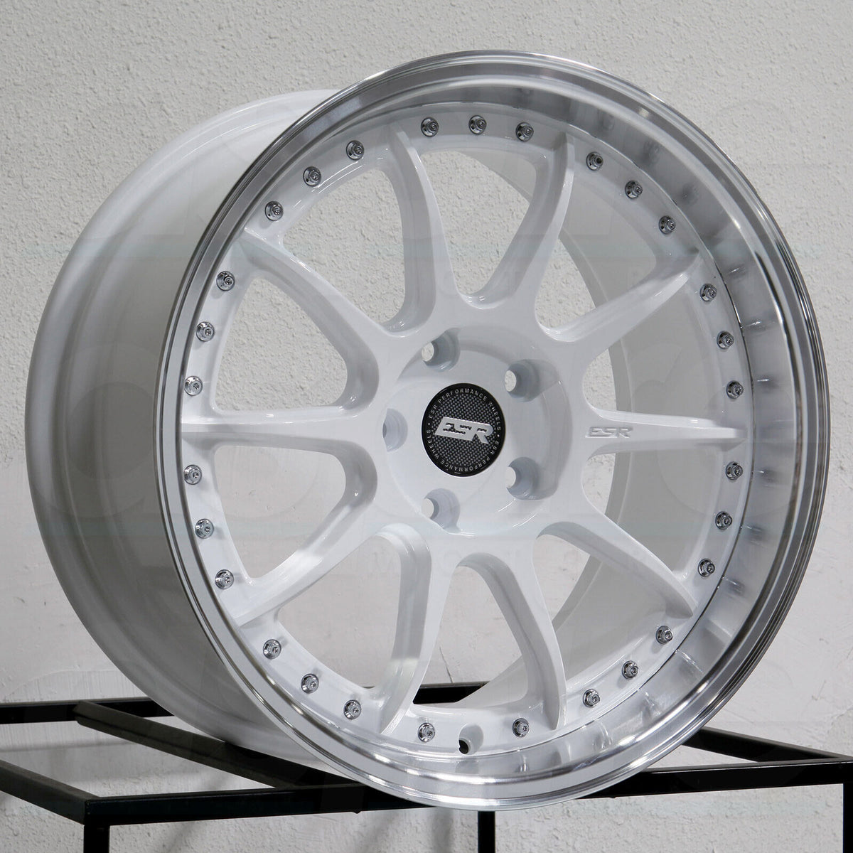 ESR CS12 19x9.5 5x114.3 35 White Wheels(4) 72.56 19" inch Rims ...