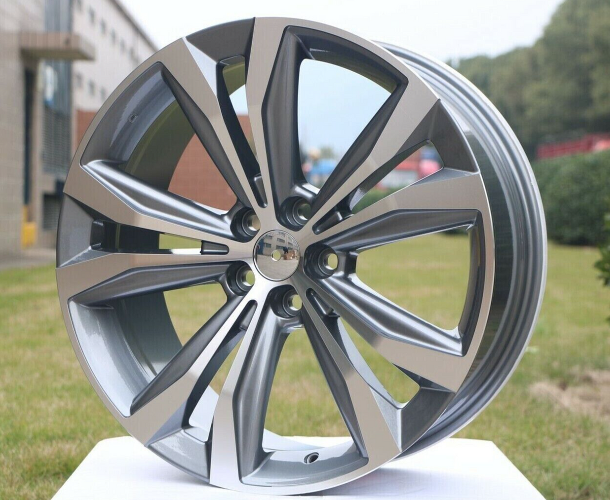 20" Wheels For Toyota Lexus 5x114.3 +30 CB60.1 Gunmetal Machined 20x8 ...