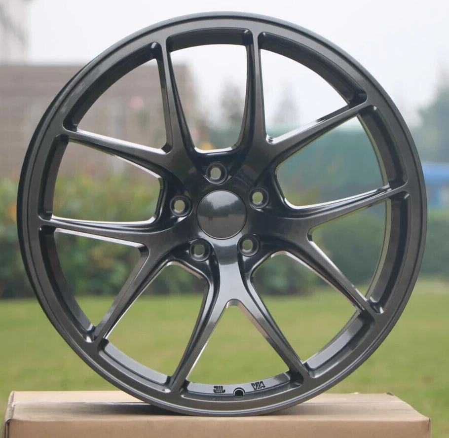 20" Wheels Fits Honda Accord Kia Nissan 20x8.5 5x114.3 +35 Metallic Tu ...