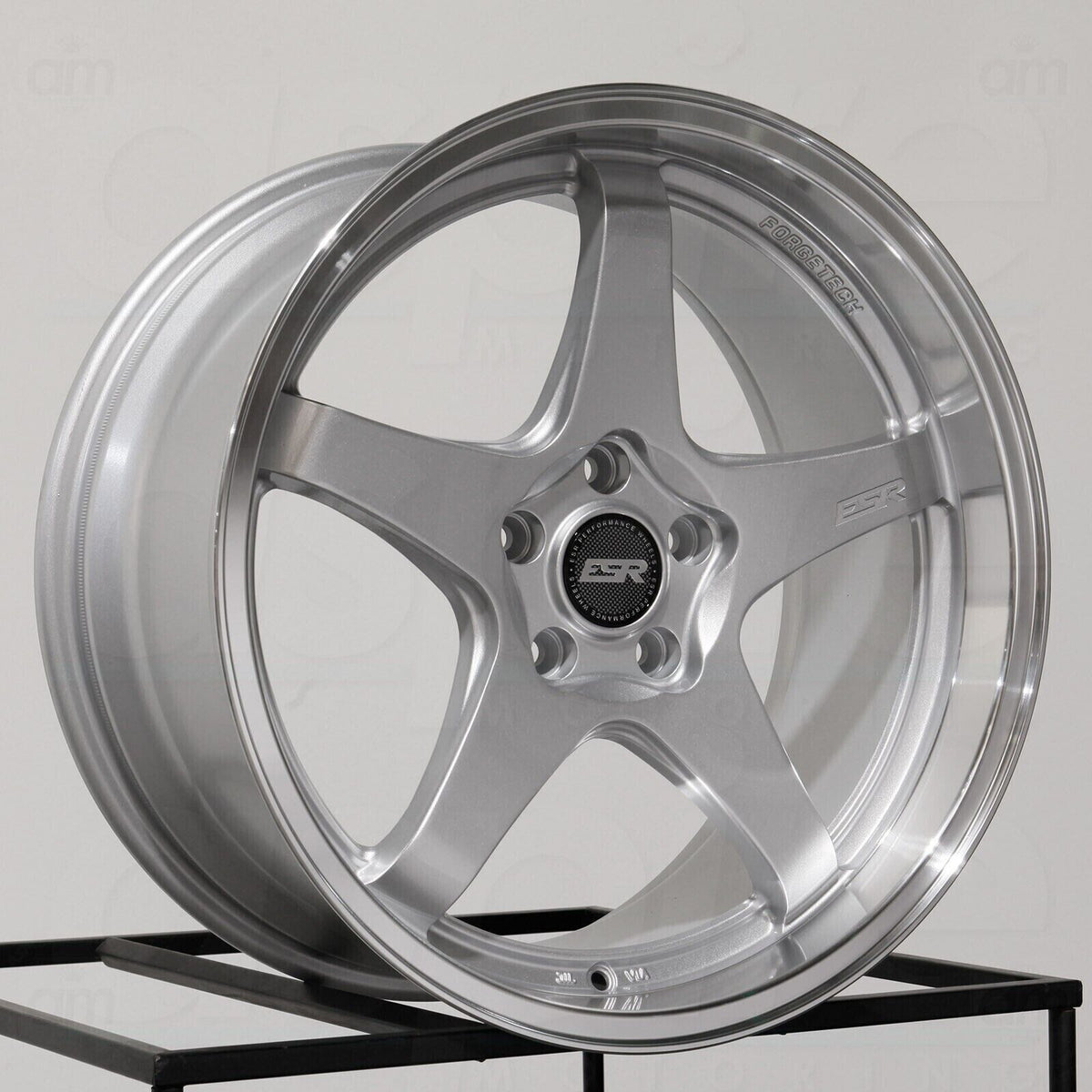ESR AP5 19x8.5 5x120 30 Silver Wheels(4) 72.56 19" inch Rims New ...