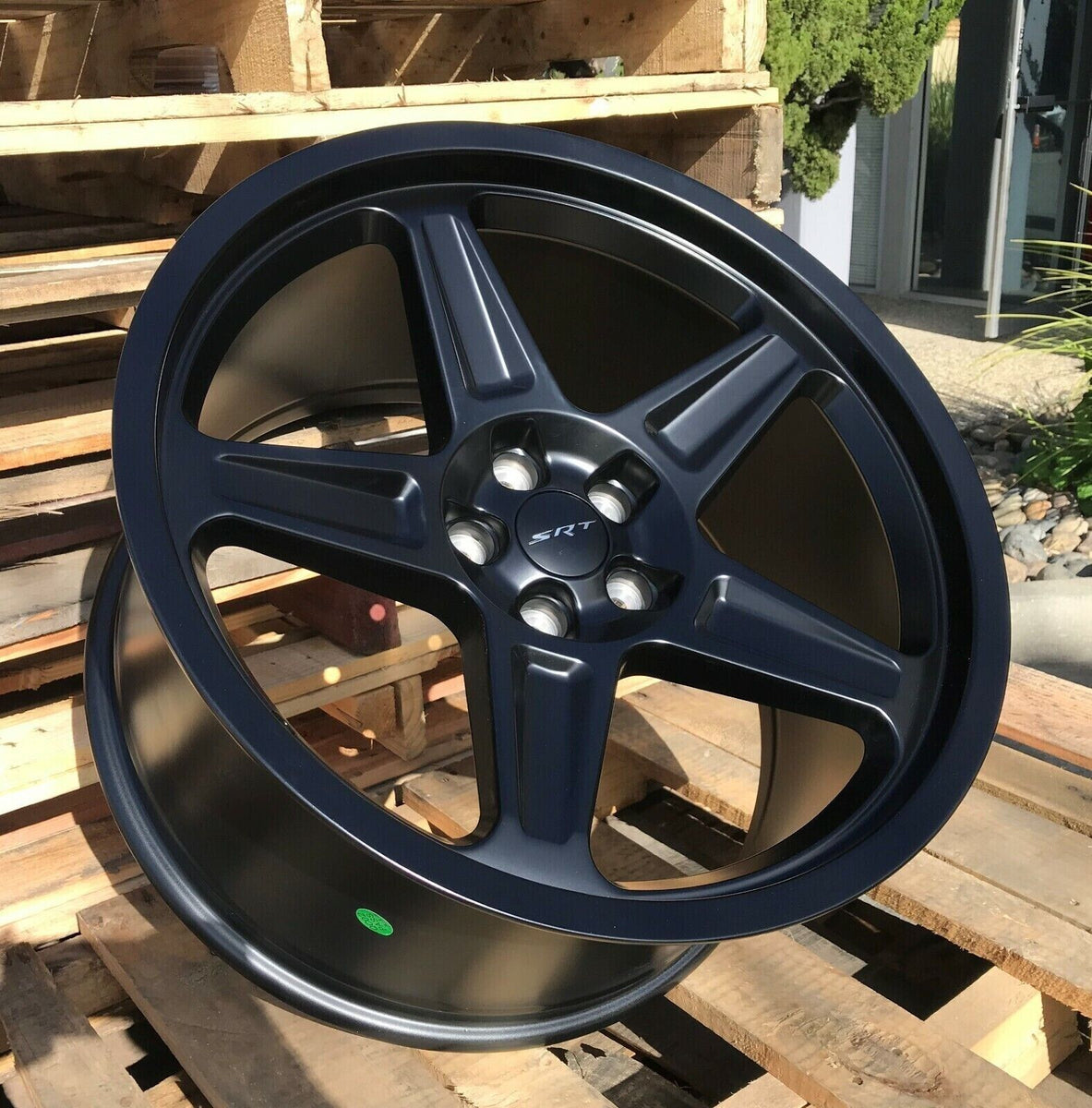 4PCS 20x9.5 5X115 Dodge Demon Wheels Matte Black For Challenger Charge ...