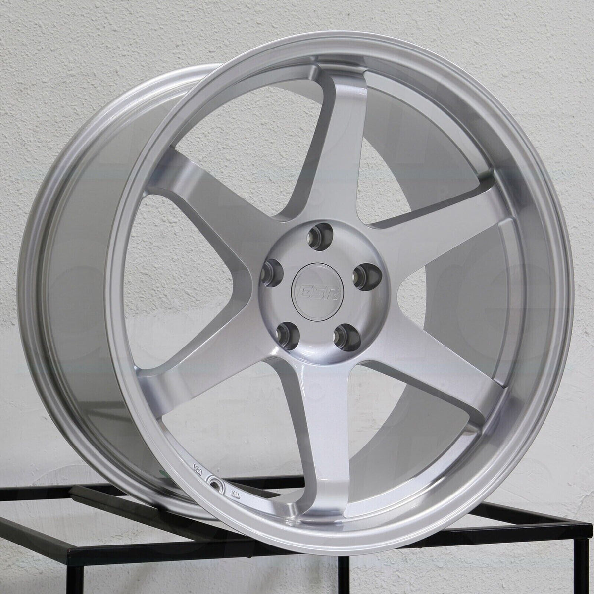 18x10.5 +22 5x100 ESR SR07 Wheels Hyper Silver Rims Set 4 – eurowheelsusa
