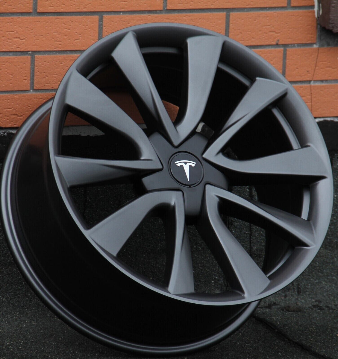 20" Wheels Fit Tesla Model 3 and Y 20x8.5 5x114.3 +35 Gloss Gunmetal R ...