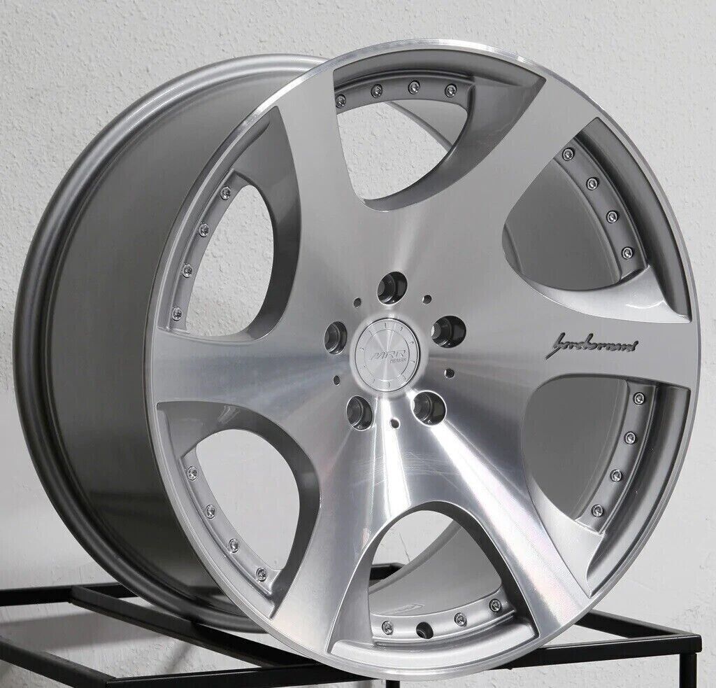 20" MRR VP3 Wheels 20x10.5 5x120 Concave Silver Machined Rims Set 4 ...