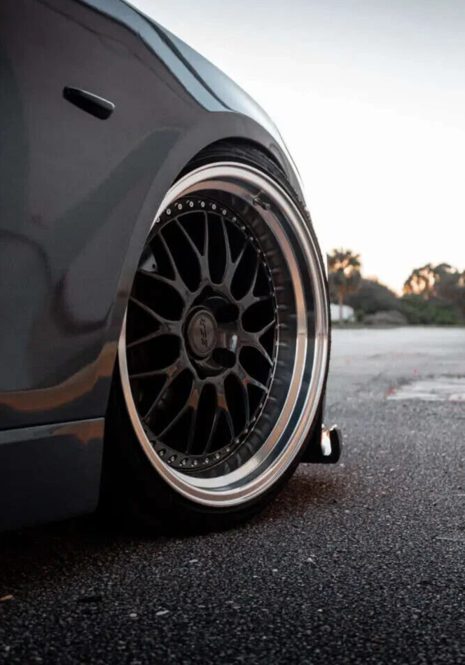 19" ESR SR01 Gun Metal Machined Lip Wheels 19x9.5 +22 5x114.3 Rims Set ...