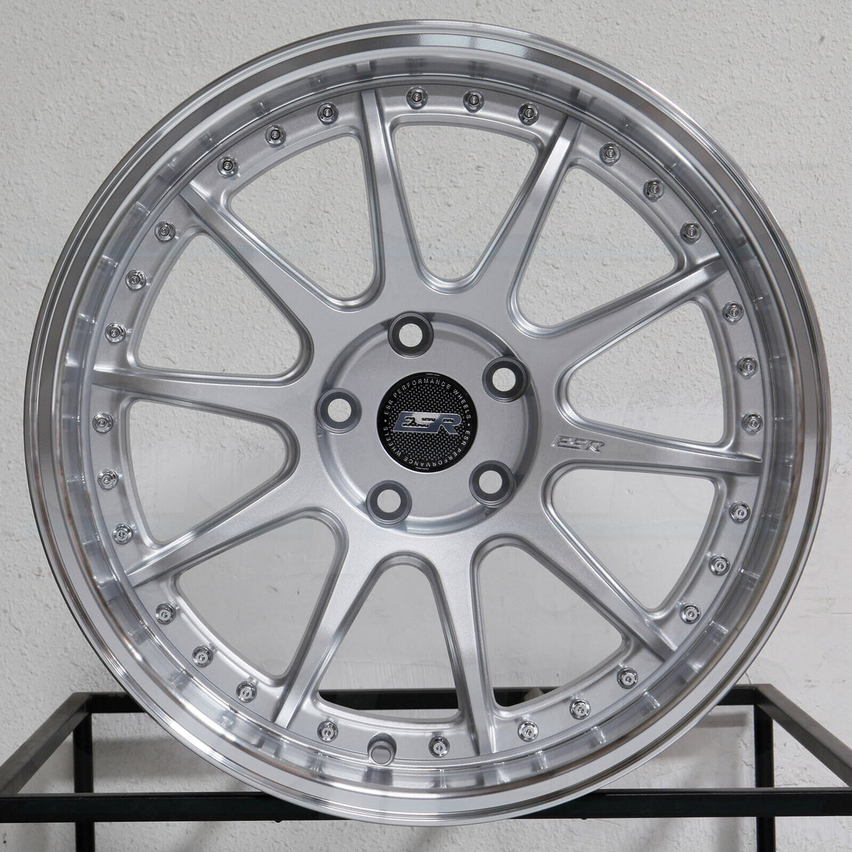 ESR CS12 19x8.5 5x114.3 30 Hyper Silver Wheels(4) 72.56 19" inch Rims ...