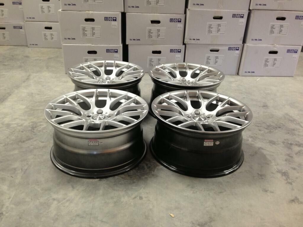 19" Avant Garde M359 Wheels Fit BMW E46 M3 Silver Rims 19x9.0 +35 / 19 ...