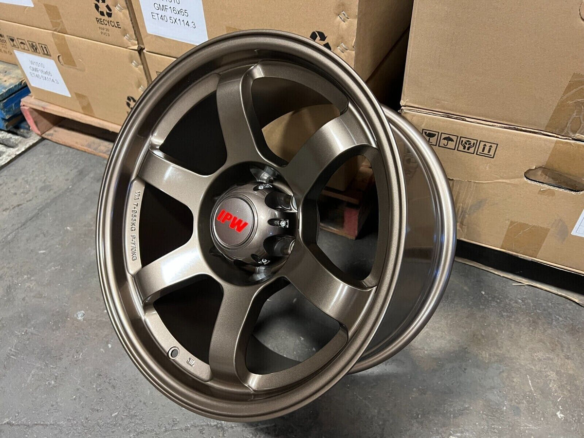 18" TE37 Style Wheels For Toyota 4Runner Tacoma FJ 18x9 6x139 +0 Bronz ...