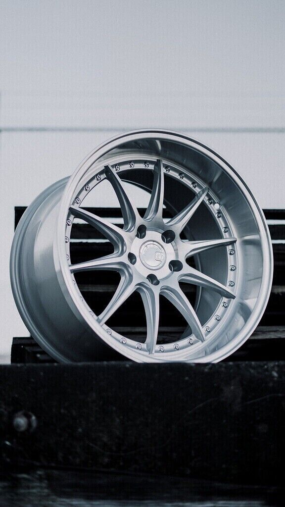 19" AodHan DS07 Wheels 19x9.5 +22 / 19x11 +22 5x114.3 Silver Rims Set ...