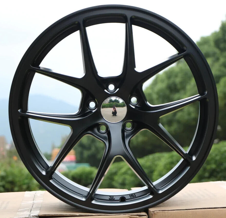 19" Wheels For Lexus IS250 Camry Accord CR-V 19x8.5 +35 5x114.3 Black ...