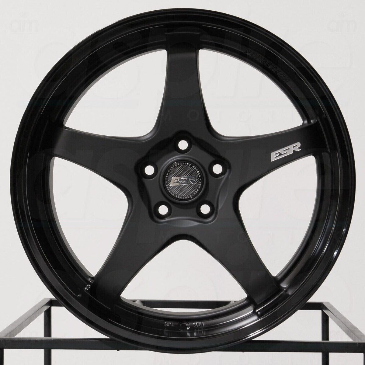 ESR AP5 18x10.5 5x114.3 22 Black Wheels(4) 72.56 18" inch Rims ...