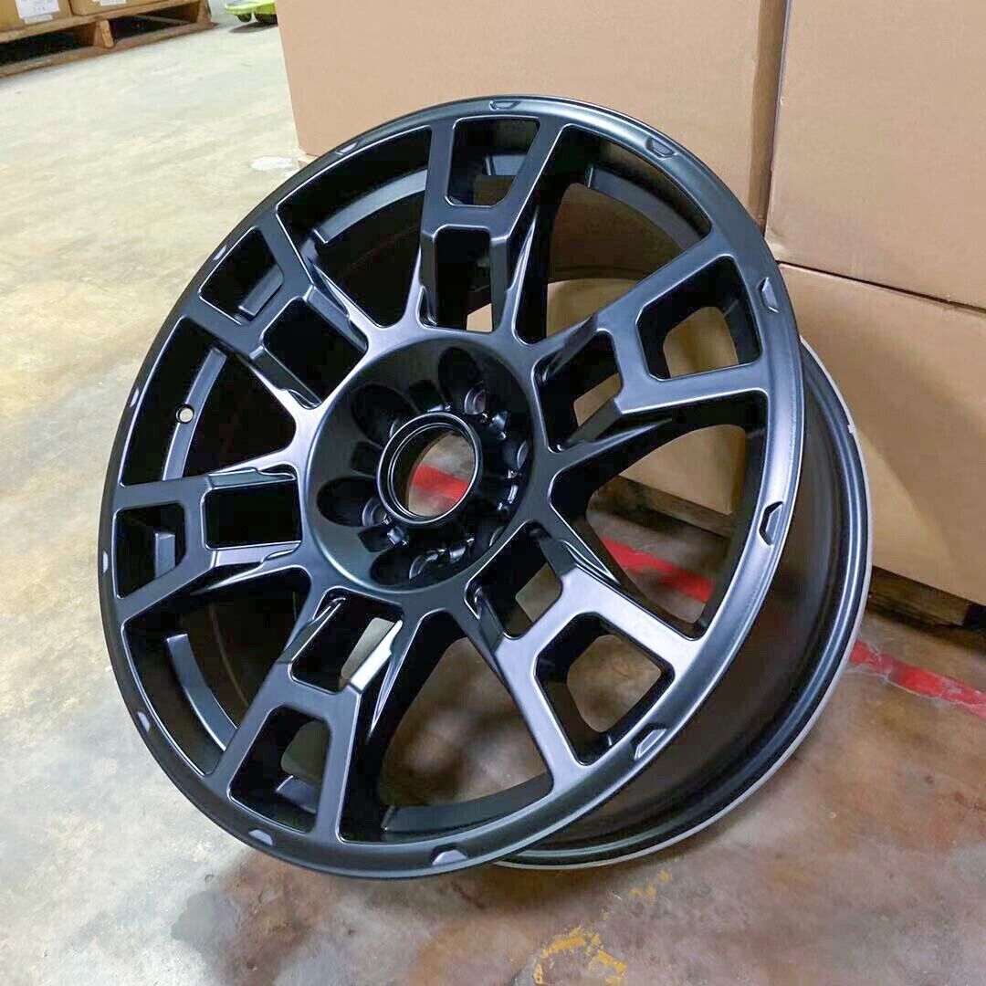 17" Satin Black Wheels For Toyota 4Runner Tacoma GX460 GX470 FJ 6x139 ...