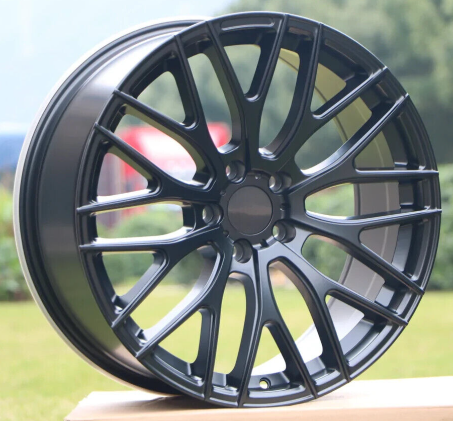 16" Matte Black Wheels 16x7 5x114.3 +35 For Honda Civic Accord Lexus R ...
