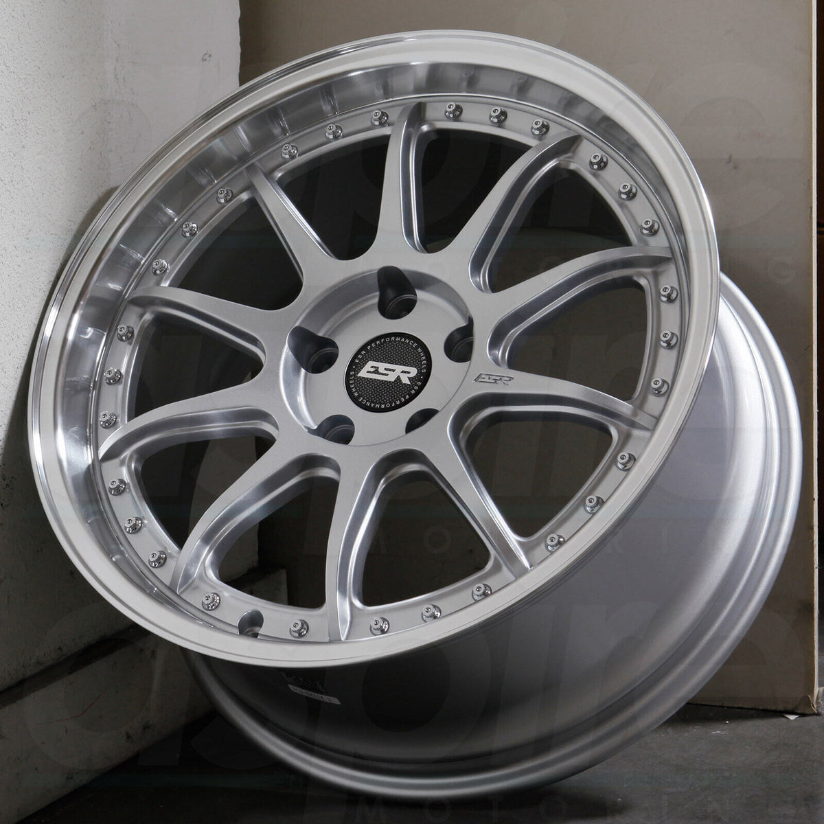 ESR CS12 19x8.5 5x114.3 30 Hyper Silver Wheels(4) 72.56 19" inch Rims ...