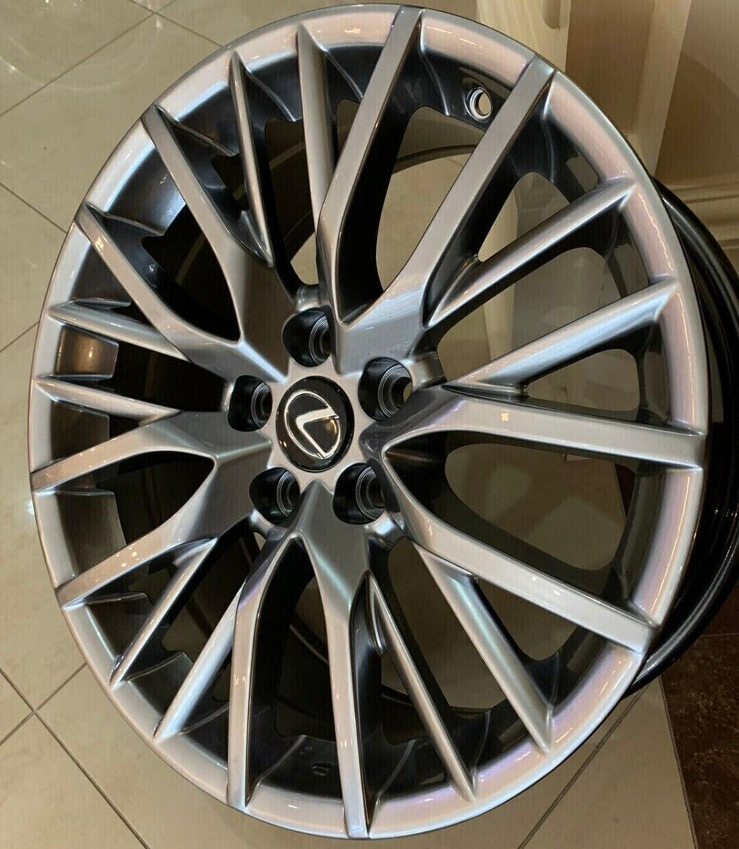 20" Hyperblack Wheels For Lexus RX350 RX450 20X8 +30 5X114.3 CB 60.1 R ...